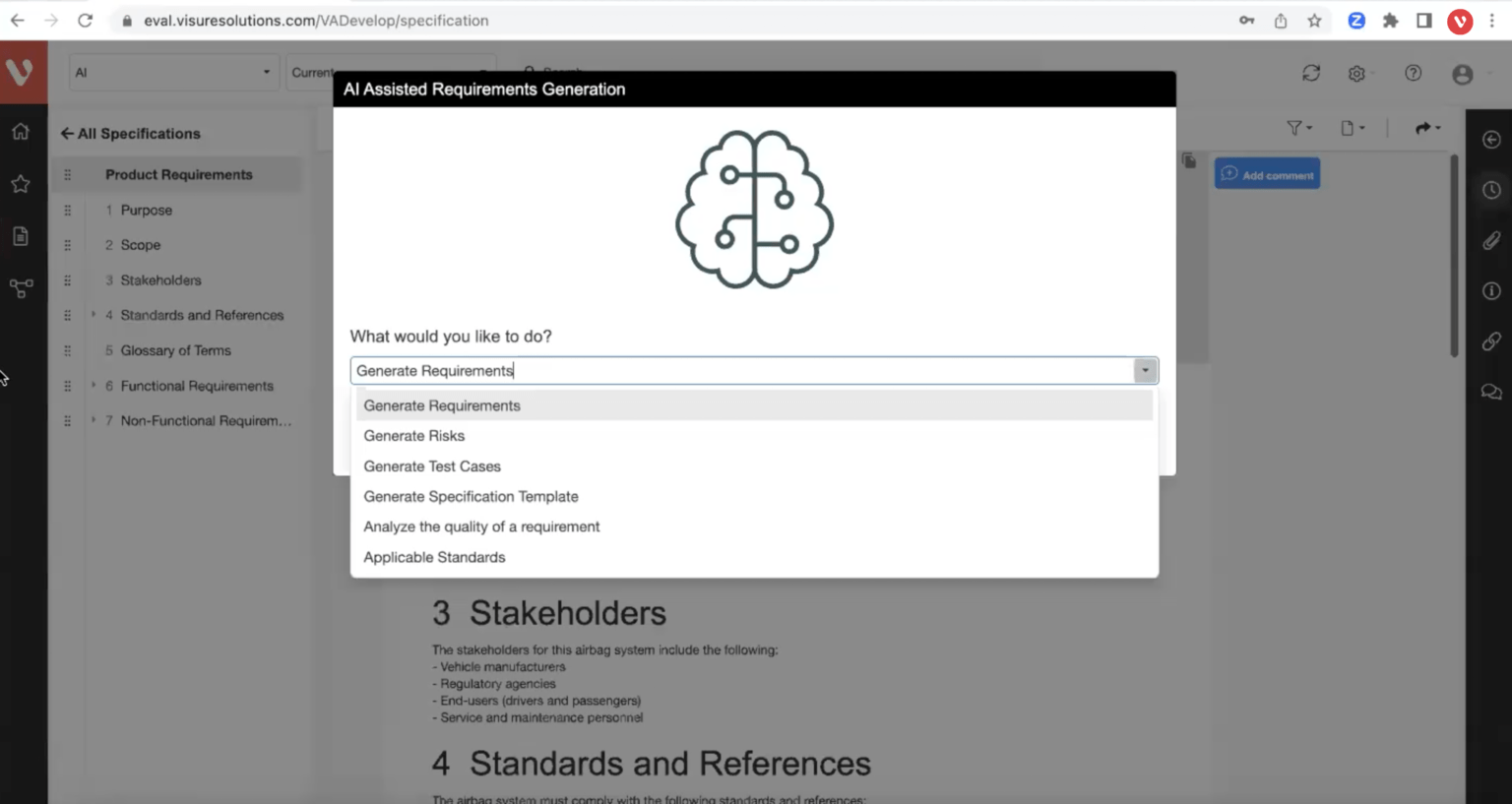Requirements Gathering: Process Implementation - Visure Solutions